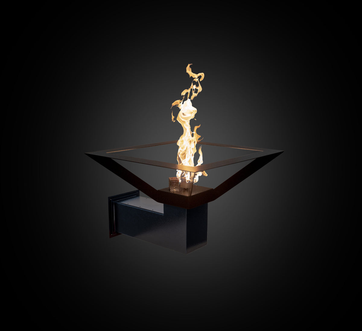 The Outdoor Plus Maverick Wall Fire Torch – Powder Coat Metal – Luxury ...